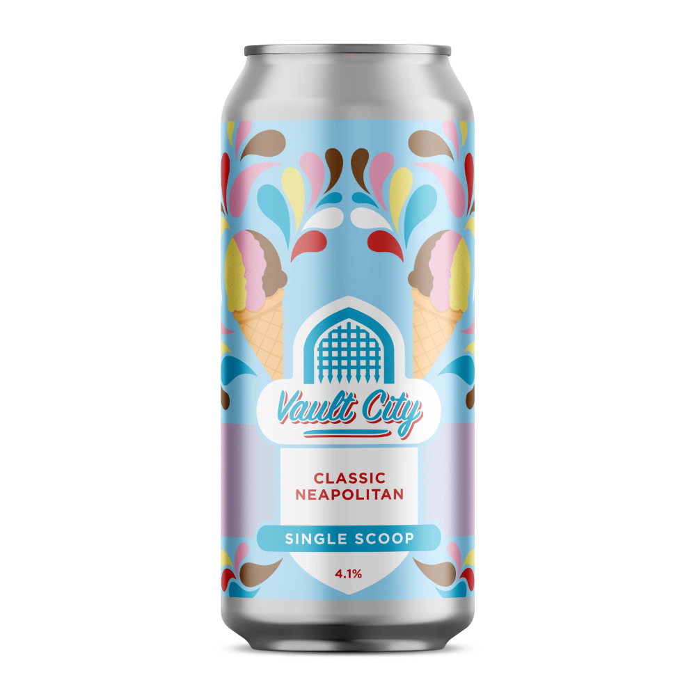 Classic Neapolitan Single Scoop – Beer Force